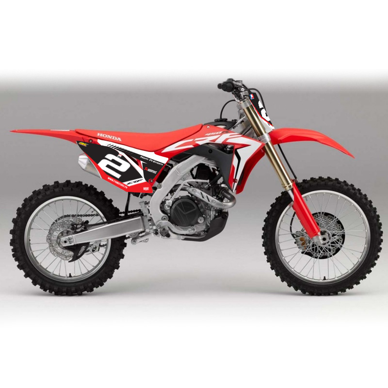 Fonds de Plaques Motocross Perso HONDA CR/CRF Racing Line - FX MOTORS