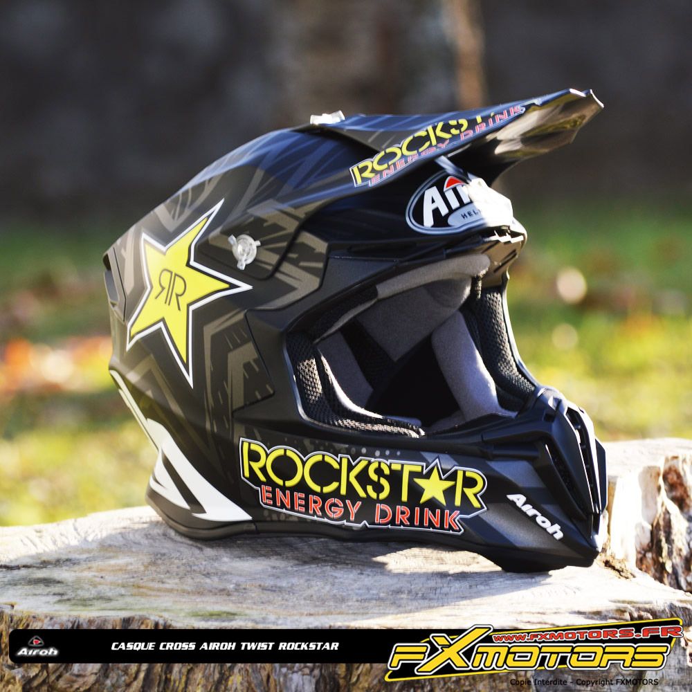 Casque Cross Airoh Twist Rockstar - FX MOTORS