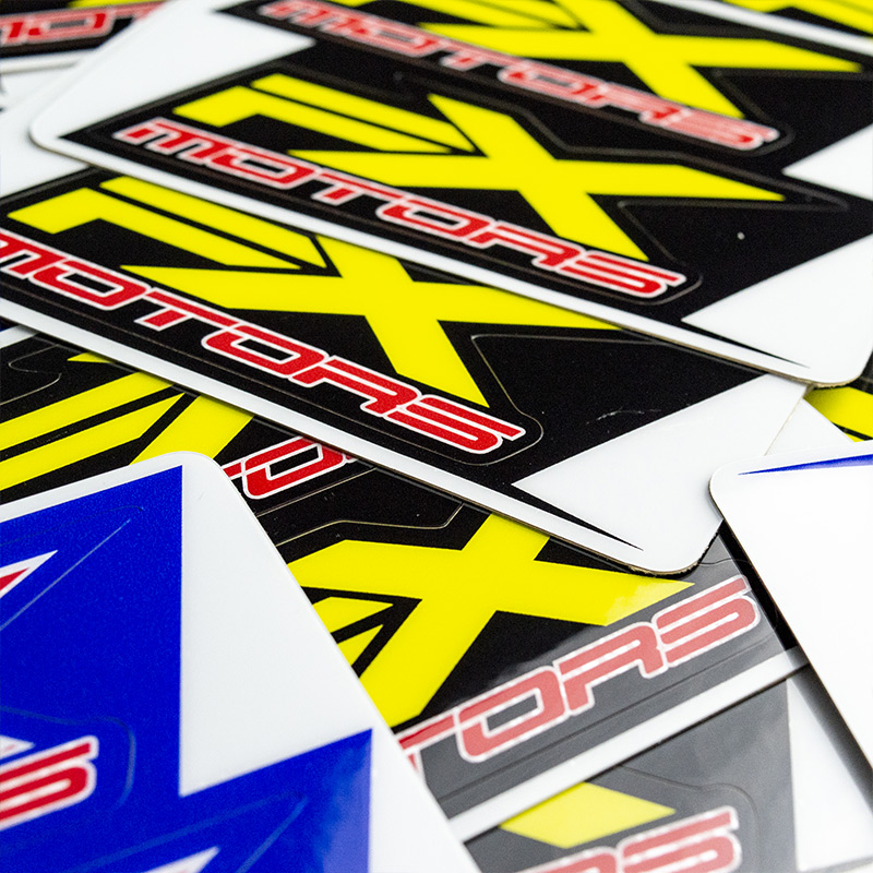 Lot de 2 Stickers FXMOTORS - FX MOTORS