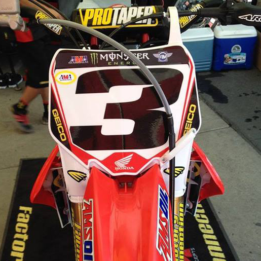 Plaque Avant Cross Cycra Stadium - Honda CR/CRF - FX MOTORS