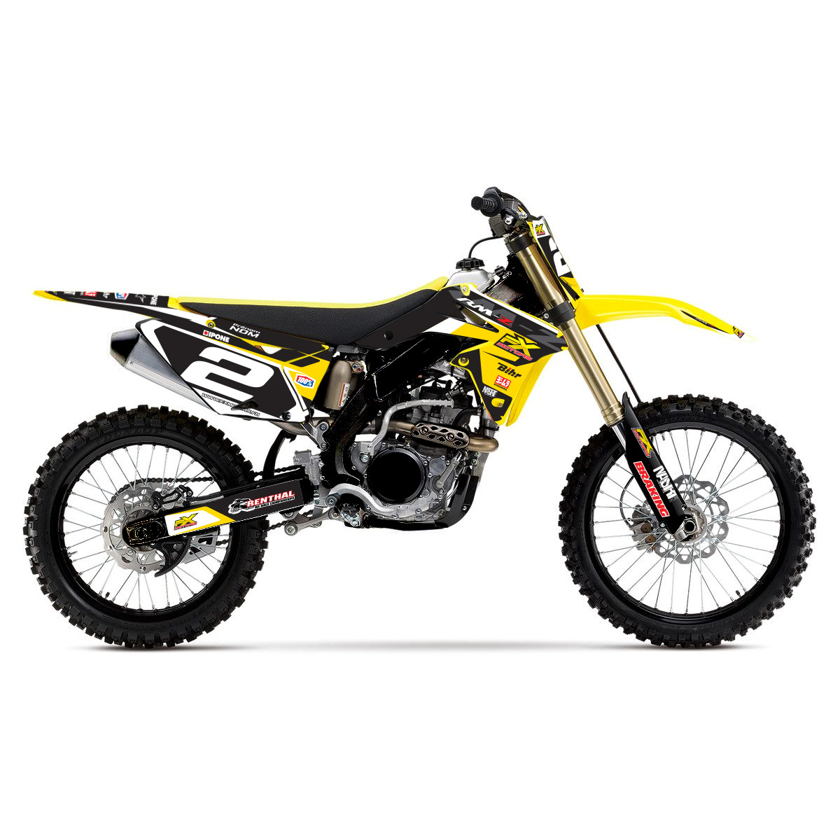 Kit Déco Perso FX MOTORS Racing Line SUZUKI RMZ - FX MOTORS